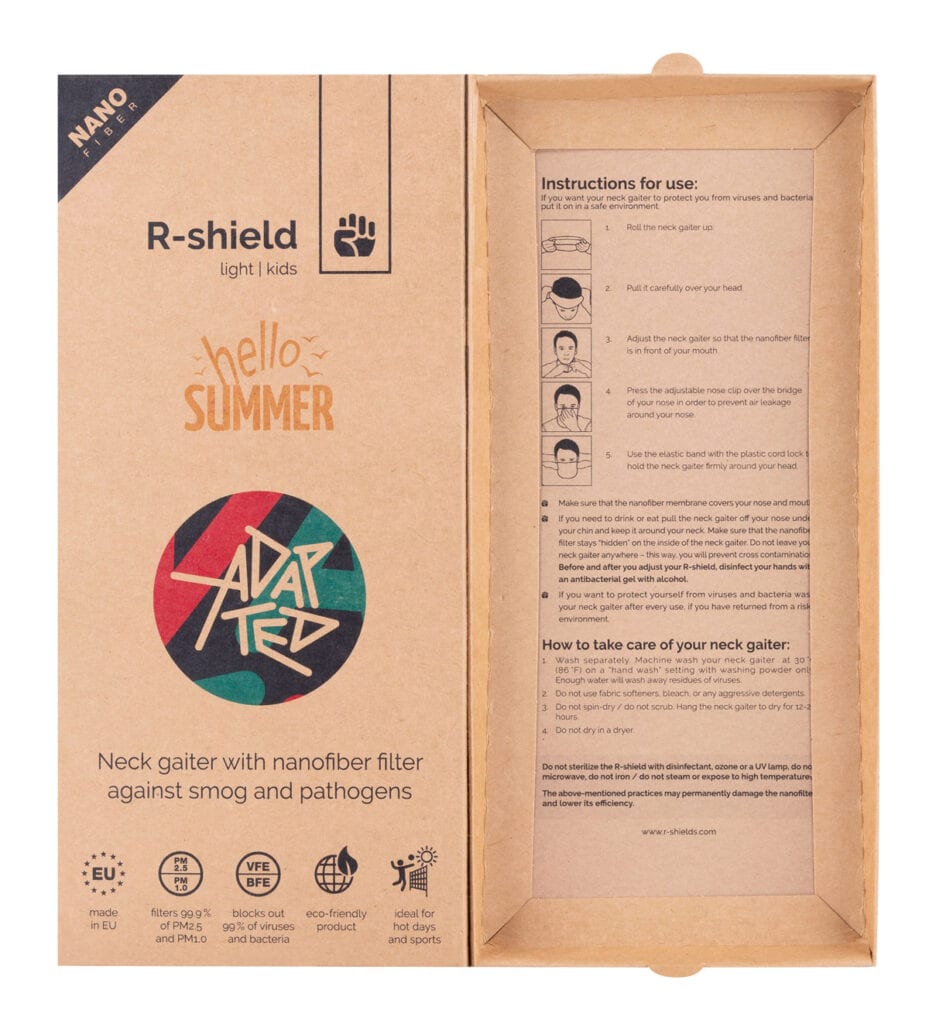 NEW Antiviral R-Shield LIGHT - Adapted - ADULT - 99.9% protection from ...